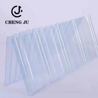 China 0.8-3mm Corrugated Translucent PVC Roofing Sheet Fiber Resin 3000mm-11800mm Length for sale
