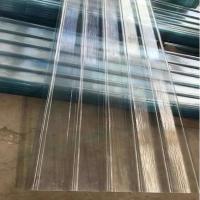 China 0.8-3mm Corrugated Translucent PVC Roofing Sheet Fiber Resin 3000mm-11800mm Length for sale