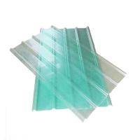 China 0.8-3mm Corrugated Translucent PVC Roofing Sheet Fiber Resin 3000mm-11800mm Length for sale