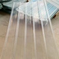China 0.8-3mm Corrugated Translucent PVC Roofing Sheet Fiber Resin 3000mm-11800mm Length for sale