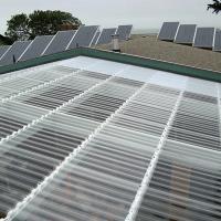 China FRP Translucent Roof Sheet 2.8-20mm Fiber Resin Glazed PVC Clear Corrugated Panel for sale