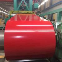 China Red Color Coated Galvanized Steel Coil 0.15-1.2mm 600-1250mm for Metal Building for sale