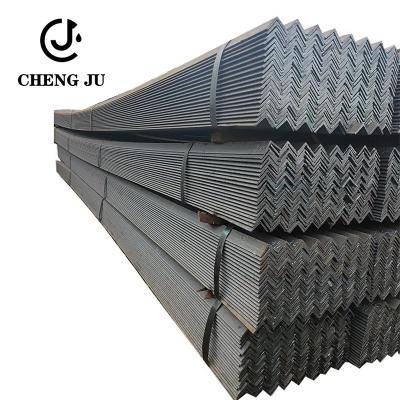 China Hot Rolled Mild Steel Angle Bar 0.5-10mm ST37-2 Q235 Equal Leg Carbon Steel for sale