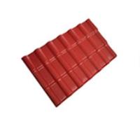 China Synthetic Resin PVC Red Roofing Sheet Tile 2.0mm Thickness 1075mm Width for sale