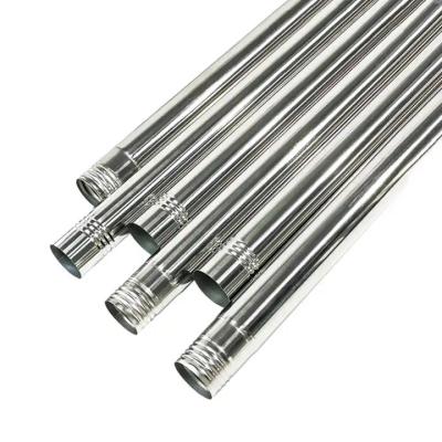 China Customizable 304L Stainless Steel Helical Spliced Tube 20x20mm to 600x600mm for sale