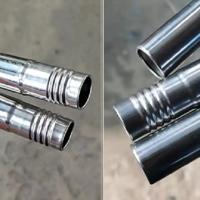 China Customizable 304L Stainless Steel Helical Spliced Tube 20x20mm to 600x600mm for sale