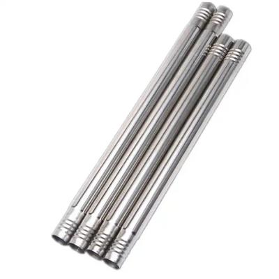 China Seamless Welded Ss 201 Steel Hollow Pipe Customizable Thread Splicing for sale
