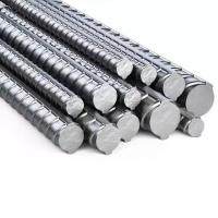 China Hot Rolled Deformed Steel Rebar Iron Rod Custom Diameter Q235 Q345 ASTM A53 for sale