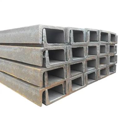 China Hot Dipped Carbon U Steel Purlin Slotted U Channel Steel Section Q235 41x41mm for sale