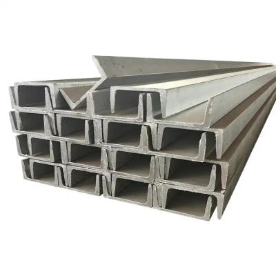China Hot Dipped Galvanized U Beam Steel Channel 0.6mm-1.5mm Thickness for Construction for sale