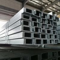 China Hot Dipped Galvanized U Beam Steel Channel 0.6mm-1.5mm Thickness for Construction for sale
