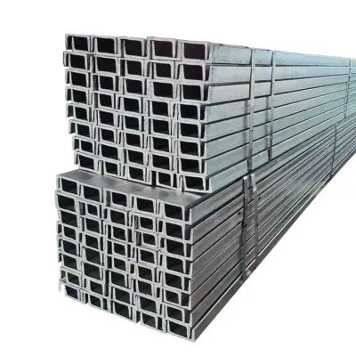 China Hot Rolled Galvanized U Channel Steel Beam Purlin 50x37mm to 400x104mm for sale