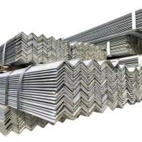 China Hot Rolled Equal Angle Steel Bar A36 SS400 Q235 Galvanized 20x20mm to 200x200mm for sale