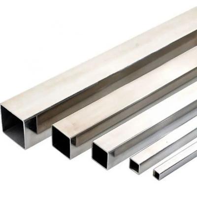 China Stainless Steel Square Tube 304 316 316L 2mm to 8mm Thickness Mill Finish Pipe for sale