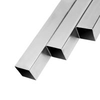 China SS316L Square Steel Hollow Pipe 316L Stainless Steel Rectangular Tube 0.3mm-150mm Wall Thickness for sale
