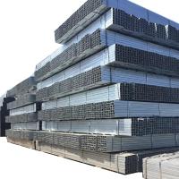 China Galvanized Steel Square Tube Hollow Section Zinc Coated 15-600mm OD 0.8-3mm Thick for sale