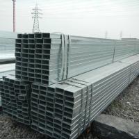 China Galvanized Steel Corrugated Square Tubing 0.35mm-9mm Thickness ERW Welded Rectangular Pipe for sale