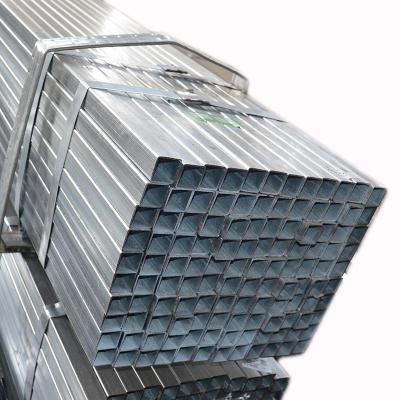 China Pre Galvanized Welded Rectangular Steel Hollow Pipe Section Prefab House Steel Pipe for sale