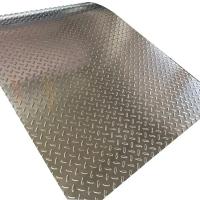 China Hot Rolled Embossed Stainless Steel Floor Checker Plate 5mm Thickness for sale
