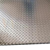 China Hot Rolled Embossed Stainless Steel Floor Checker Plate 5mm Thickness for sale