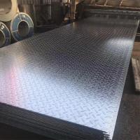 China Embossed Checkered Steel Plate 1.5-100mm Mild Steel Chequered Plate for Floor Deck for sale