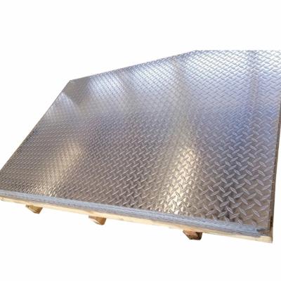 China Embossed Checkered Steel Plate 1.5-100mm Mild Steel Chequered Plate for Floor Deck for sale