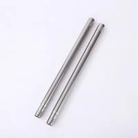 China Thread Splicing Rod Stainless Steel Material Customized Mop Broom Metal Handle for sale