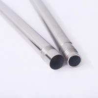 China Thread Splicing Rod Stainless Steel Material Customized Mop Broom Metal Handle for sale