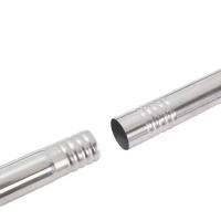 China Thread Splicing Hollow Round Pipe Polished Stainless Steel Connecting Rod for sale