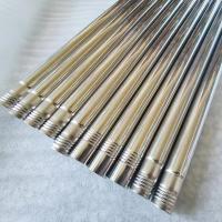 China Thread Splicing Hollow Round Pipe Polished Stainless Steel Connecting Rod for sale