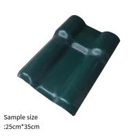 China ASA Synthetic Resin Roof Tiles 1050mm Width 2.3mm Thickness Corrugated PVC Shingle Tile Roofing Sheets for sale