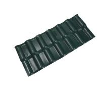 China ASA Synthetic Resin Roof Tiles 1050mm Width 2.3mm Thickness Corrugated PVC Shingle Tile Roofing Sheets for sale