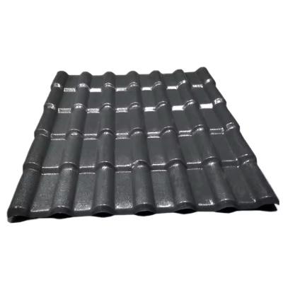 China Custom ASA Synthetic Resin Roof Tile Double Roman 2.5mm Thickness 880mm Purlin Distance for sale