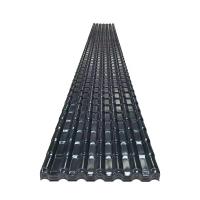 China Custom ASA Synthetic Resin Roof Tile Double Roman 2.5mm Thickness 880mm Purlin Distance for sale