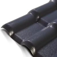 China Custom ASA Synthetic Resin Roof Tile Double Roman 2.5mm Thickness 880mm Purlin Distance for sale