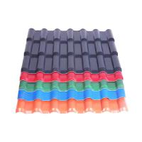 China Corrugated ASA Synthetic Resin Roof Tile 1050mm Width 2.2mm Thickness Insulated Colorful for sale