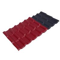 China ASA Synthetic Resin Roof Tile 0.8-3.0mm Impact Resistant Insulation for House Warehouse for sale