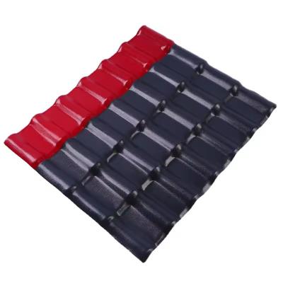 China ASA Synthetic Resin Roof Tile 0.8-3.0mm Impact Resistant Insulation for House Warehouse for sale