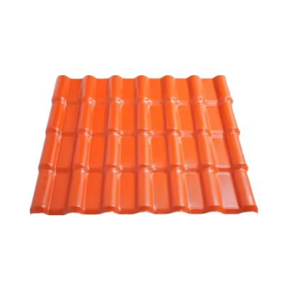 China ASA Synthetic Resin Roof Tile 2.5mm Waterproof Corrugated Heat Insulated Roofing Shingles for Villa for sale