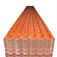 China ASA Synthetic Resin Roof Tile 2.5mm Waterproof Corrugated Heat Insulated Roofing Shingles for Villa for sale