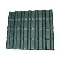 China ASA Synthetic Resin Roof Tiles 1050mm Width 2.3mm Thickness Corrugated PVC Shingle Tile Roofing Sheets for sale
