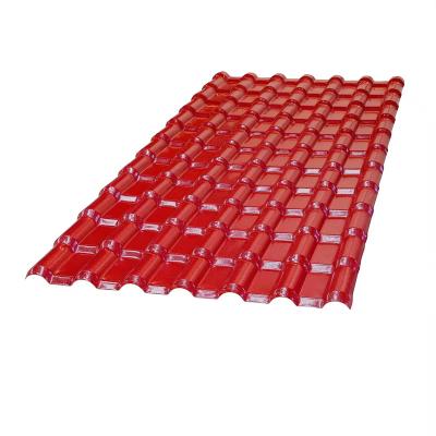 China Waterproof ASA PVC Synthetic Resin Roof Tile Corrugated Sheet 5 Year Warranty for sale