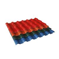 China Synthetic Plastic Shed Roof Panels 1.5mm Thick UV Resistant PVC Roofing 1050mm Width for sale
