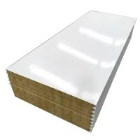 China EPS PU Rock Wool Sandwich Panel Board 50-200mm for Steel House Wall for sale