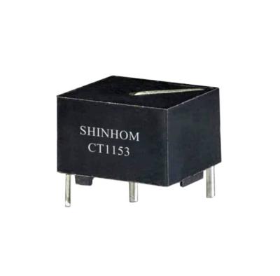 China 1:200 Current Sense Transformer Encapsulated PCB Mounting 125mA 76mH for sale