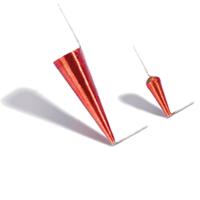 China High Frequency Broadband Conical Inductors 10MHz to 40GHz with Flying Leads for Bias Tee Applications for sale