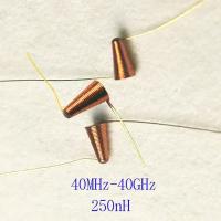 China High Frequency Broadband Conical Inductors 10MHz to 40GHz with Flying Leads for Bias Tee Applications for sale