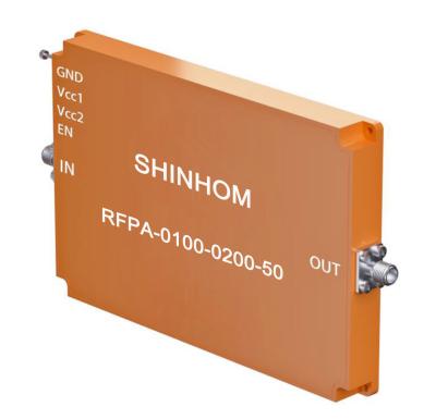 China 120W GaN Microwave Power Amplifier 0.5-40 GHz High-Power HPA for sale