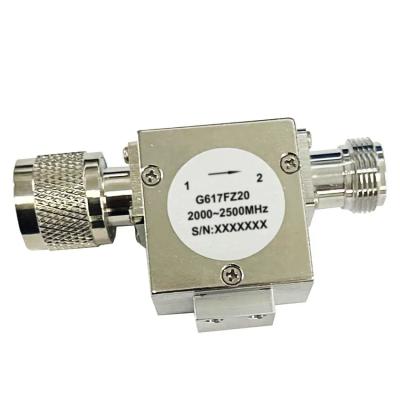 China High Isolation Low Insertion Loss Coaxial Isolator with Wide Frequency Band for RF Microwave Systems for sale