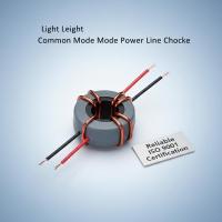 China Light Weight Common Mode Power Line Choke with ISO 9001 Certification and 10KHz Test Frequency for sale